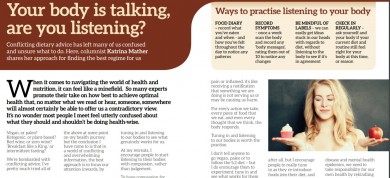 Your Body Is Talking, Are You Listening? Holistic S. Magazine - The ...